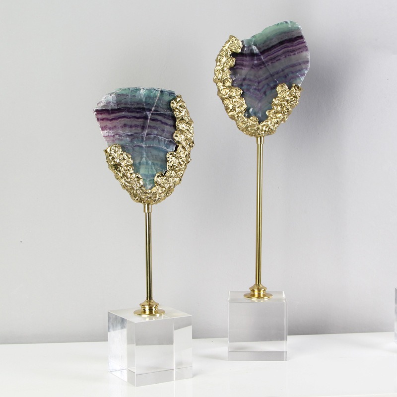 Mô Hình Đá Pha Lê Tự Nhiên Sang Trọng Trang Trí Nội Thất